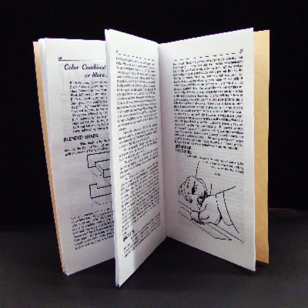 Gilding on Glass Wood Metal Book