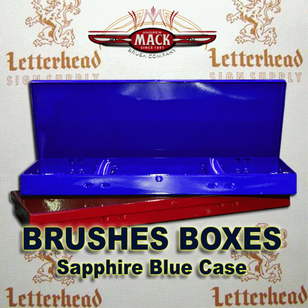Brushes Box Case Sapphire Blue Standard