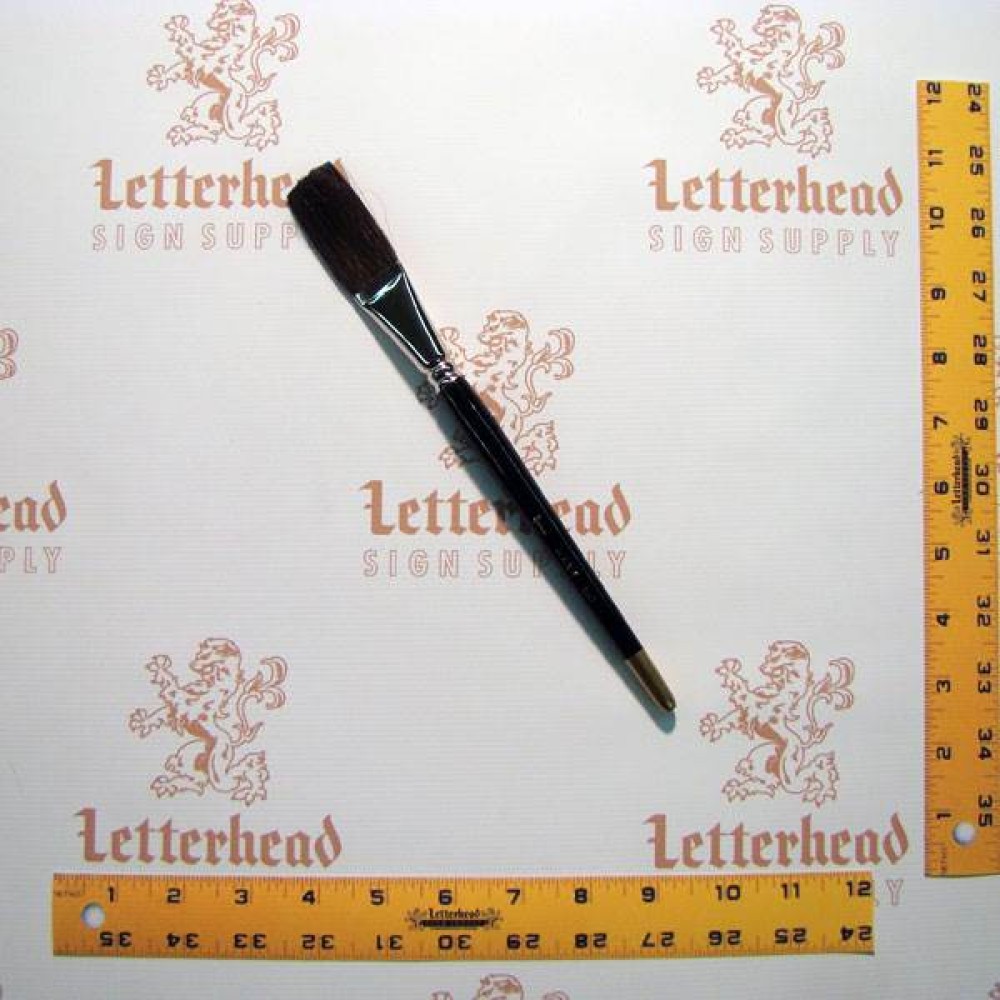 mack brush flat lettering brush soft stroke brown series-1992 full set