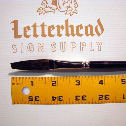 mack brush flat lettering brush soft stroke brown series-1992 full set