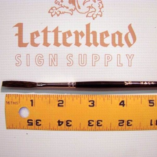 mack brush flat lettering brush soft stroke brown series-1992 full set