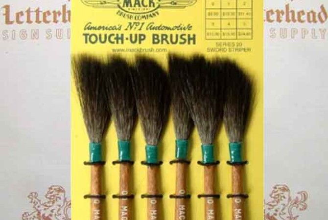 Letterhead Sign Supply: lettering sign painting pinstriping mack ...