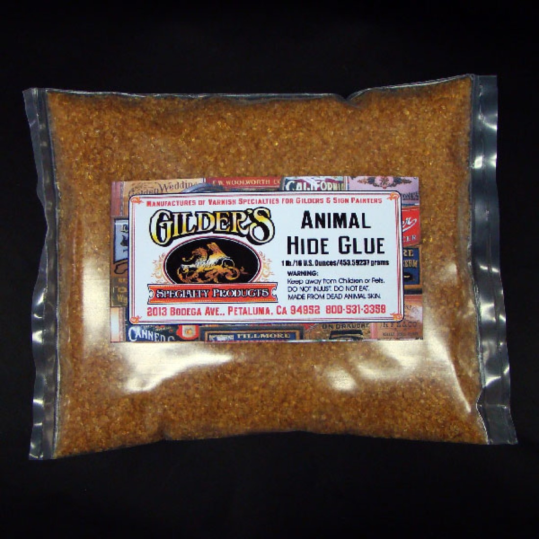 Hide Glue for Glass Chipping - ANIMAL-HIDE-GLASS-CHIPPING-GLUE